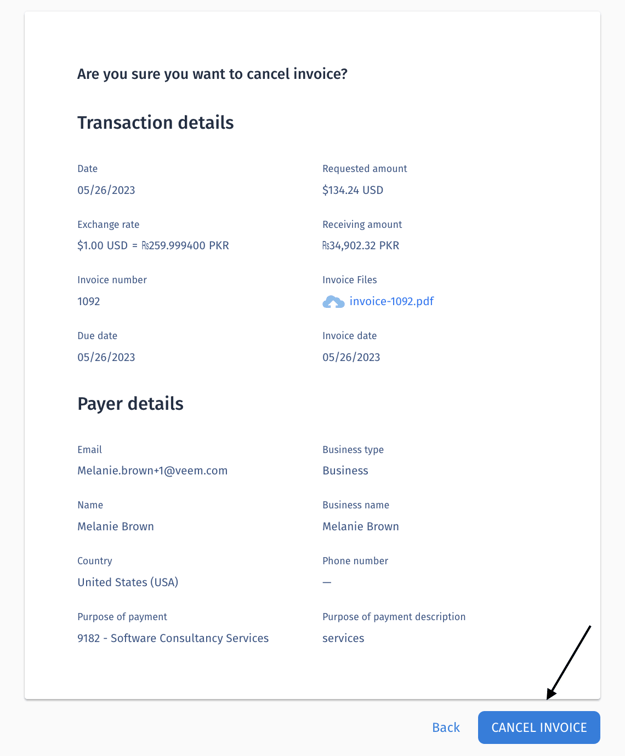 How to Cancel an Invoice